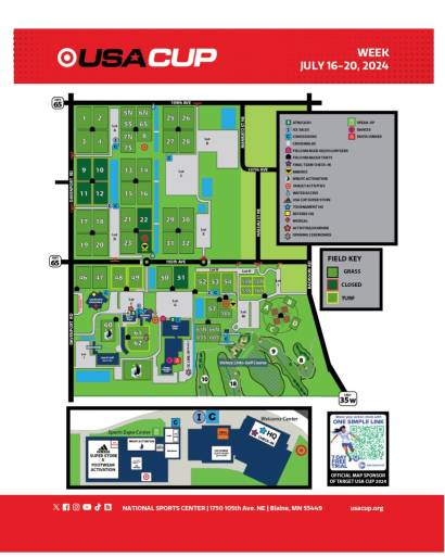 Campus & Maps - Target USA CUP