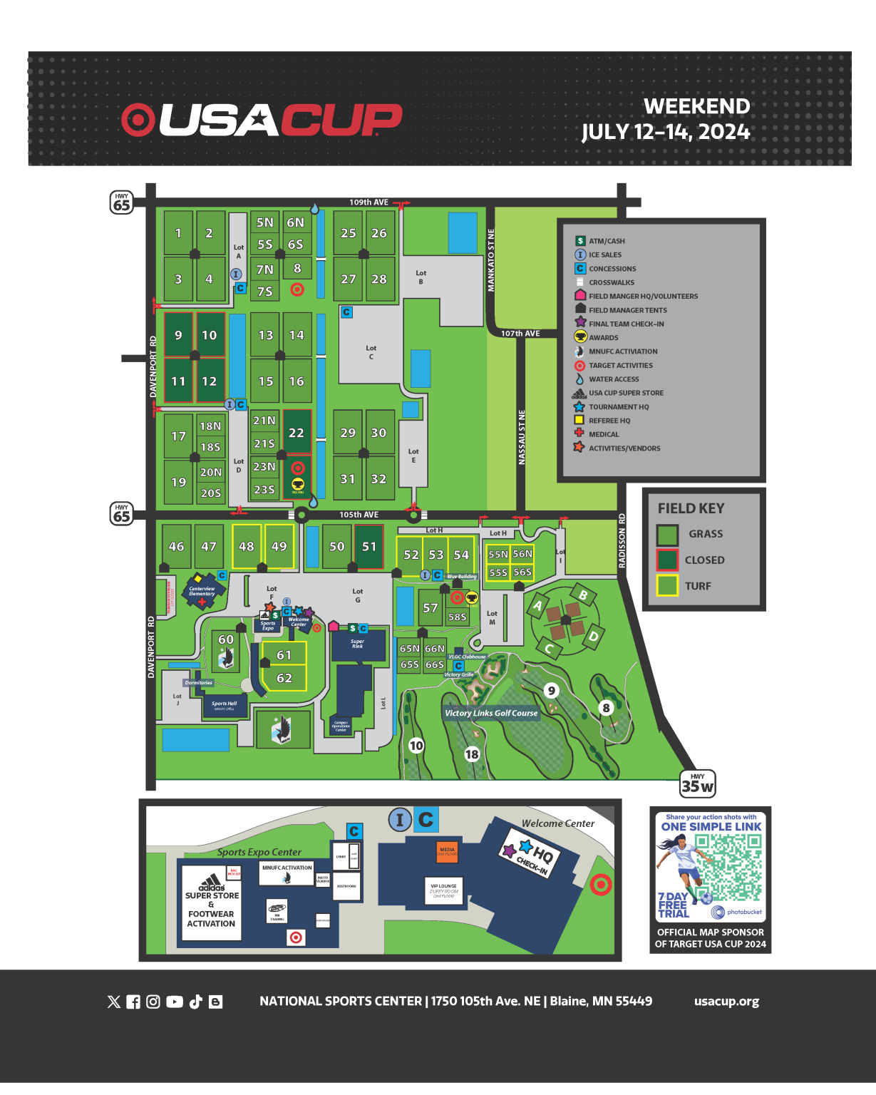 Campus & Maps - Target USA CUP