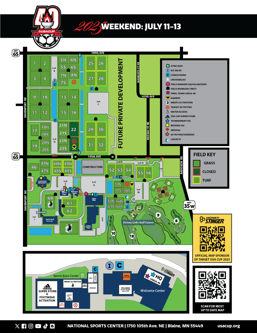 Campus & Maps - Target USA CUP